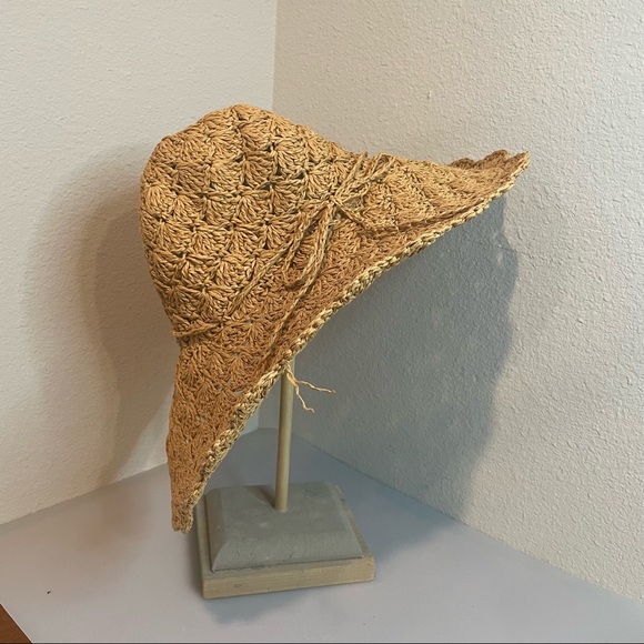 Accessories | Beige 10 Paper Sun Hat | Poshmark